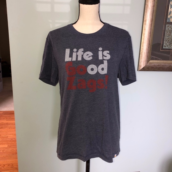 Life Is Good | Shirts | Life Is Good Go Zags Tshirt | Poshmark